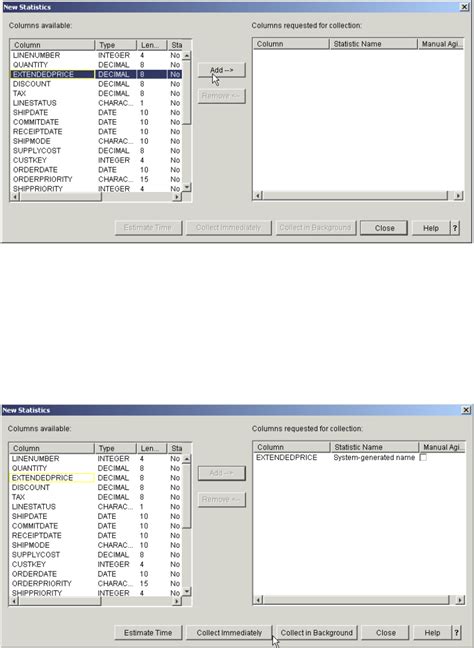 Monitoring Background Statistics Collections Preparing For And Tuning The Sql Query Engine On