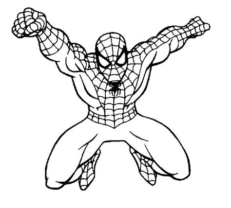 Spiderman Arunca Panza Plansa De Colorat SfatulMamicilor Ro