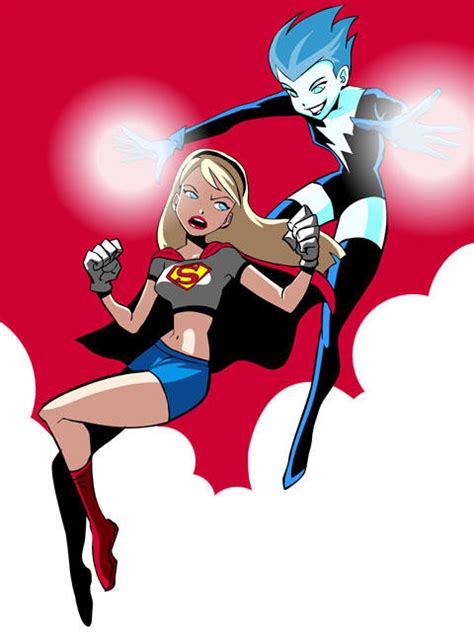 Fanart Supergirl Vs Livewire By Est46 On Deviantart