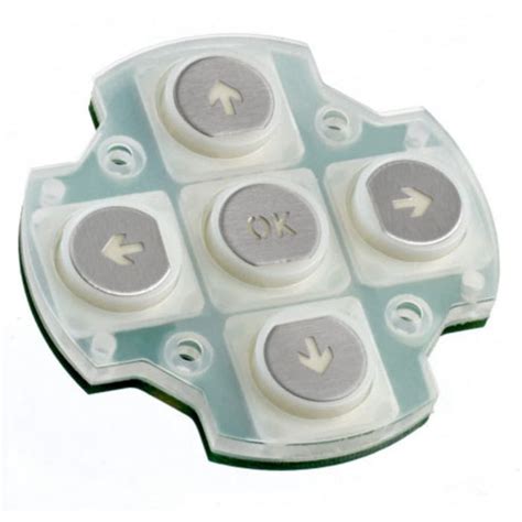 Prn0500l0b12s Apem Teclado Numérico 5 Teclas Retroiluminado Ip65