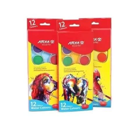 خرید و قیمت آبرنگ نقاشی و رنگ آمیزی 12 رنگ حرفه ای از غرفه بازیهوش