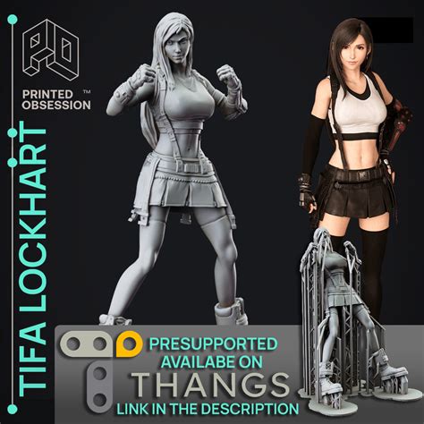 Tifa Lockhart Final Fantasy 7 Fan Art By Printed Obsession