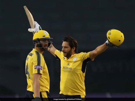 Shahid Afridi Back To His Devastating Best In 42 Ball Hundred Cricket