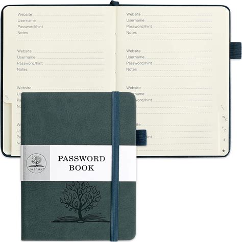 Daofary Password Book With Alphabetical Tabs Small