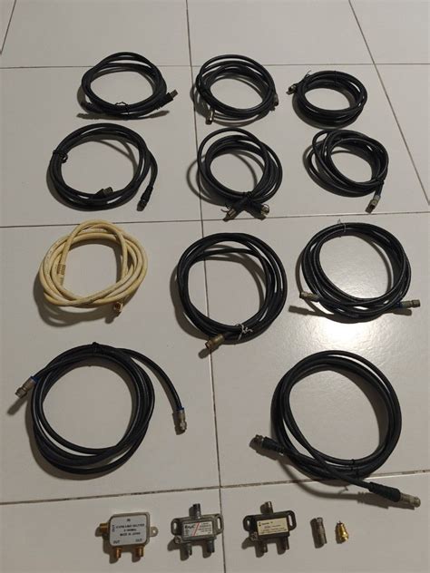 Tv Antenna Cables Signal Splitters And Adaptors Tv And Home Appliances