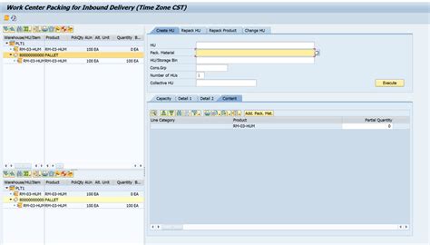 sap ewm cf116 setting up handling unit management for the warehouse