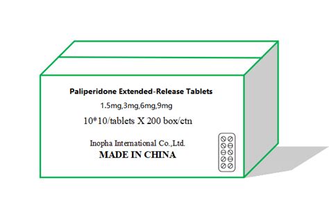 Buy Paliperidone Extended Release Tablets Online Price From Suppliers