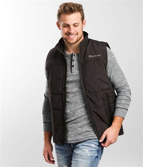 Ariat Crius Insulated Vest Mens Mens Black Vest Vest Outfits Men