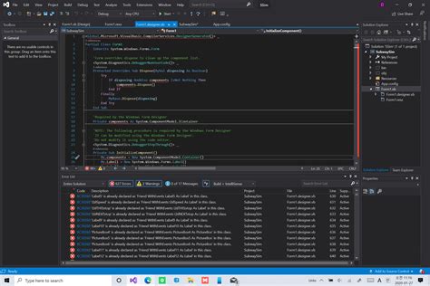 Vb Net Copy And Paste Form Into Project Is Not Working Stack Overflow