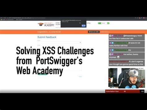 Free Video Solving Xss Challenges From Portswiggers Web Academy From Nahamsec Class Central