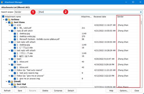 Attachment Manager Savedeletecompressdetach All Attachments In Outlook