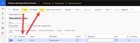 Fixed Assets Depreciation Journal