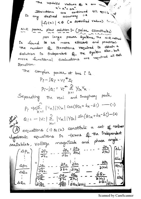 SOLUTION Newton Raphson Methods In Power System Analysis Studypool