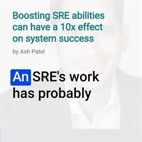 Ash Patel On Linkedin Sitereliabilityengineering Sitereliabilityengineer