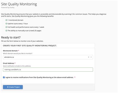 Guide To Site Quality Monitoring On Cpanel Knowledgebase Whcca