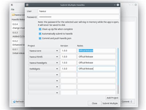 Haxelib Project Gui Showcase Haxe Community