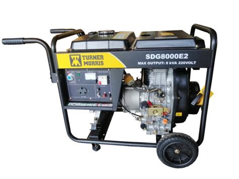 Generator 8 KVA 220V Diesel Electric Start - Turner Morris