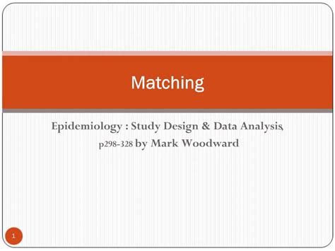 Ppt Effective Matching For Confounding Control In Research Design