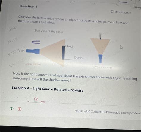 Question Attem Revisit Later Consider The Below Setup Where An Object