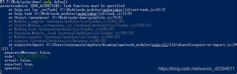 Gulp项目报错：assertionerror Errassertion Task Function Must Be Specifiedgulp4不再能够通过数组形式传入任务你需要