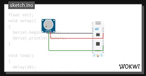 Adc Value Wokwi Esp32 Stm32 Arduino Simulator