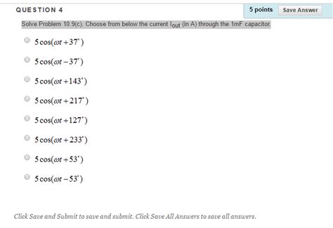 Solved QUESTION Points Save Answer Consider The Chegg