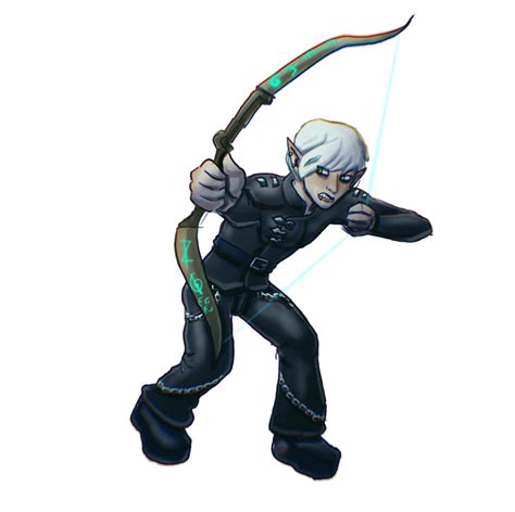 Rf Alric Wolfe Shadar Kai Fae Wanderer Ranger For Uvampyravenger Rcharacterdrawing