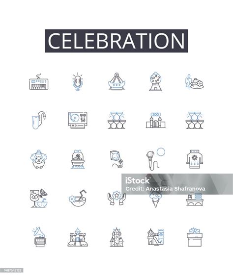 축하 라인 아이콘 컬렉션입니다 임계값 허용치 상한값 제한값 감소값 초과값 금액 벡터 및 선형 그림 프랜차이즈 비용 적용 범위 개요 표지판 세트 Qualification