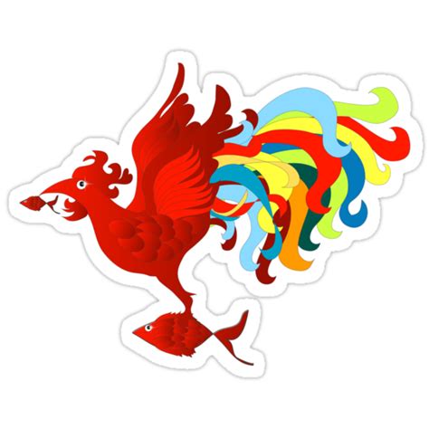 Sarimanok Stickers By Metronomad Redbubble