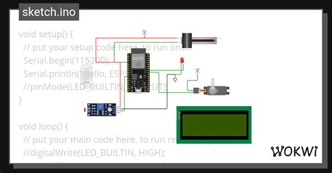 Esp32 Water Detector Wokwi Esp32 Stm32 Arduino Simulator