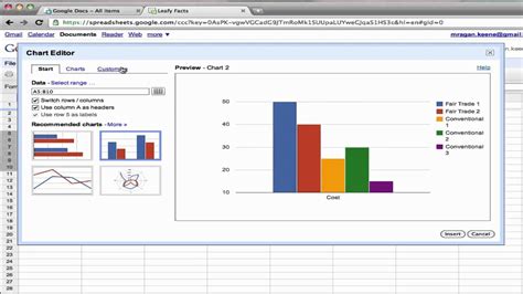 Google Spreadsheets Chart Colors Youtube