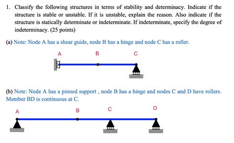 Solved 1 Classify The Following Structures In Terms Of