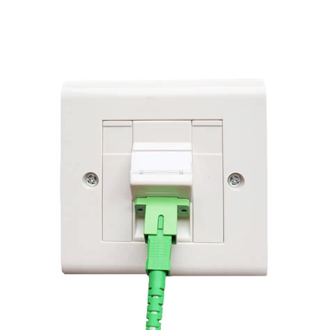 Fibre Optic Cable Wall Socket Outlet Sc Apc For Nbn Telcomates