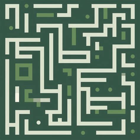 premium photo random maze generator in the style of jordn grimmer