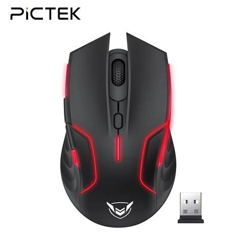 Pictek Pc280 Wireless Gaming Mouse 10000 Dpi Customizable Rgb Backlight Mouse With 6 Pictek Pc280 Wireless Gaming Mouse 10000 Dpi Customizable Rgb Backlight Mouse With 6