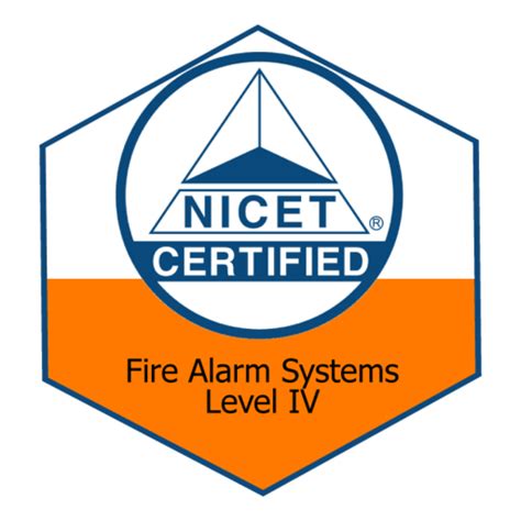 NICET Fire Alarm Systems Level IV Credly