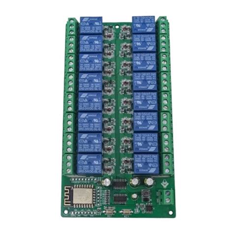 Vývojová Deska Esp 12f S 16 Relé Esp12 16r D12 12v