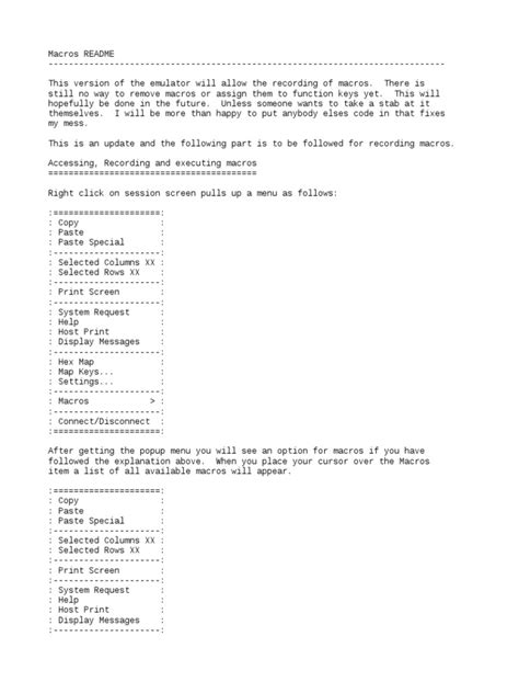 Macros Pdf Menu Computing Computer Architecture