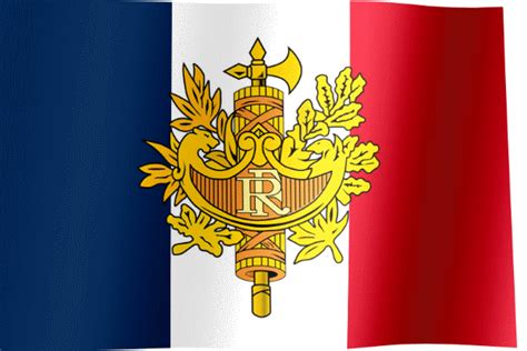 French Flag Waving 