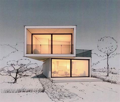 Dibujo Casa Perspectiva Artofit