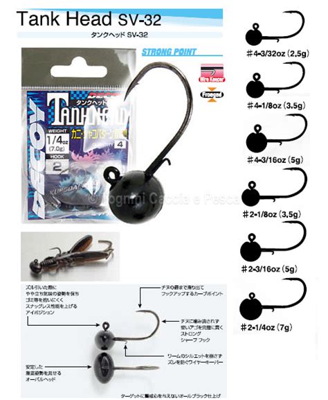 decoy sv-32 tank head | accessori ami e testine piombate - Tognini pesca