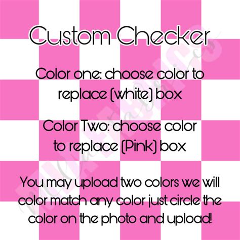 1 Custom Checker — Mlafabrics