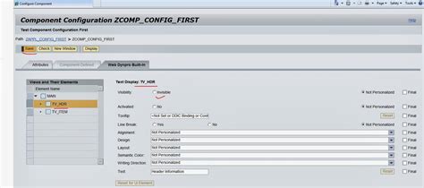 Controlling Ui Elements By Application Configuration And Component