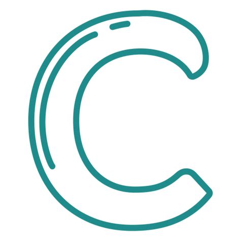 Curly C Stroke Alphabet Png And Svg Design For T Shirts