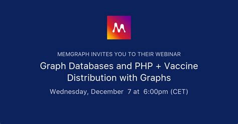 Live Webinar Graph Databases And Php Vaccine Distribution With Graphs Rphp