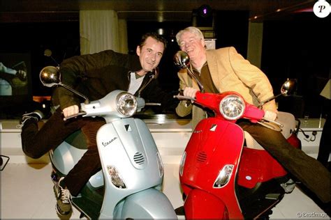 Christophe Dechavanne et Patrice Carmouze à la soirée Piaggio à la