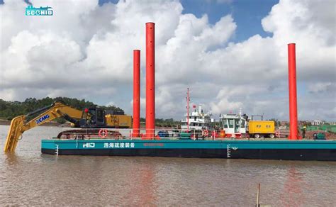 Pontoons Barge Boat Platform Modular Used In River Working Floating Pontoon Barge And Pontoon