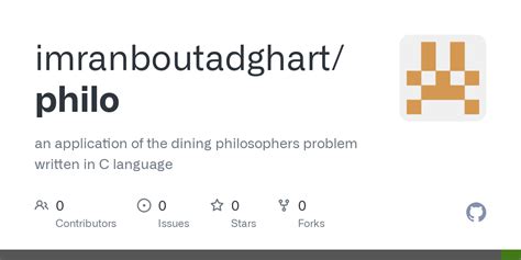 Github Imranboutadghartphilo An Application Of The Dining