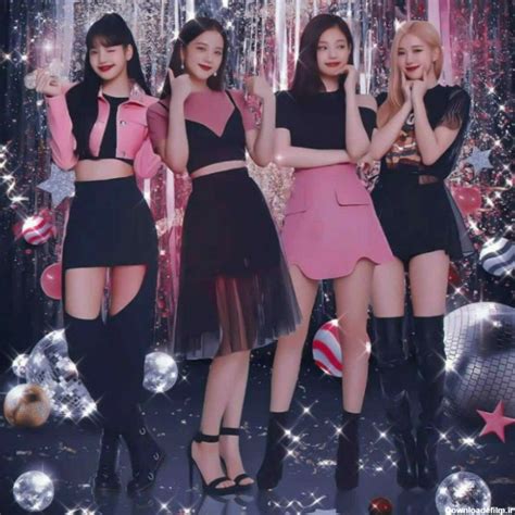 عکس های بلک پینک با لباس صورتی