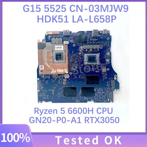 Placa M E Do Port Til Para Dell CPU Ryzen 5 6600H 100 Testado OK HDK51